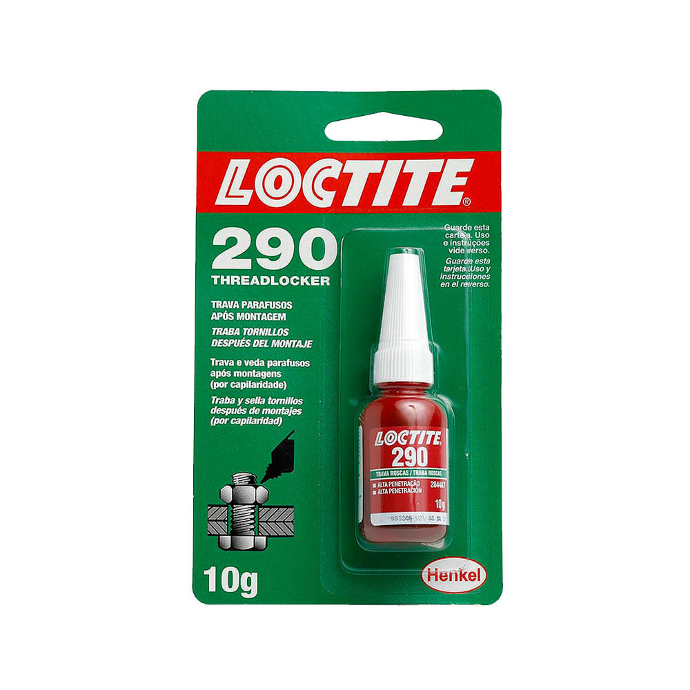 Adesivo Trava Rosca Anaeróbico Verde 10g Loctite 290 - ANT Ferramentas ...